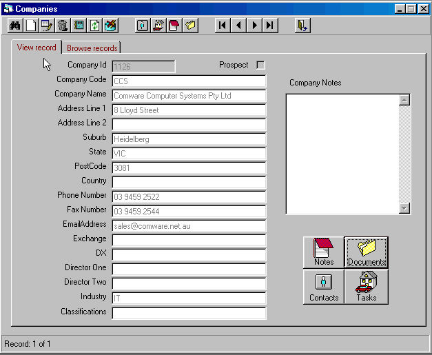 Comware Computer Systems - CRMnet Overview